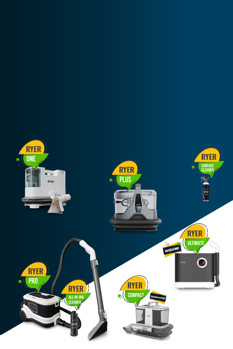 Ryer Tapijtreiniger | Nummer 1 Reiniger Voor Banken, Kleden & Tapijt